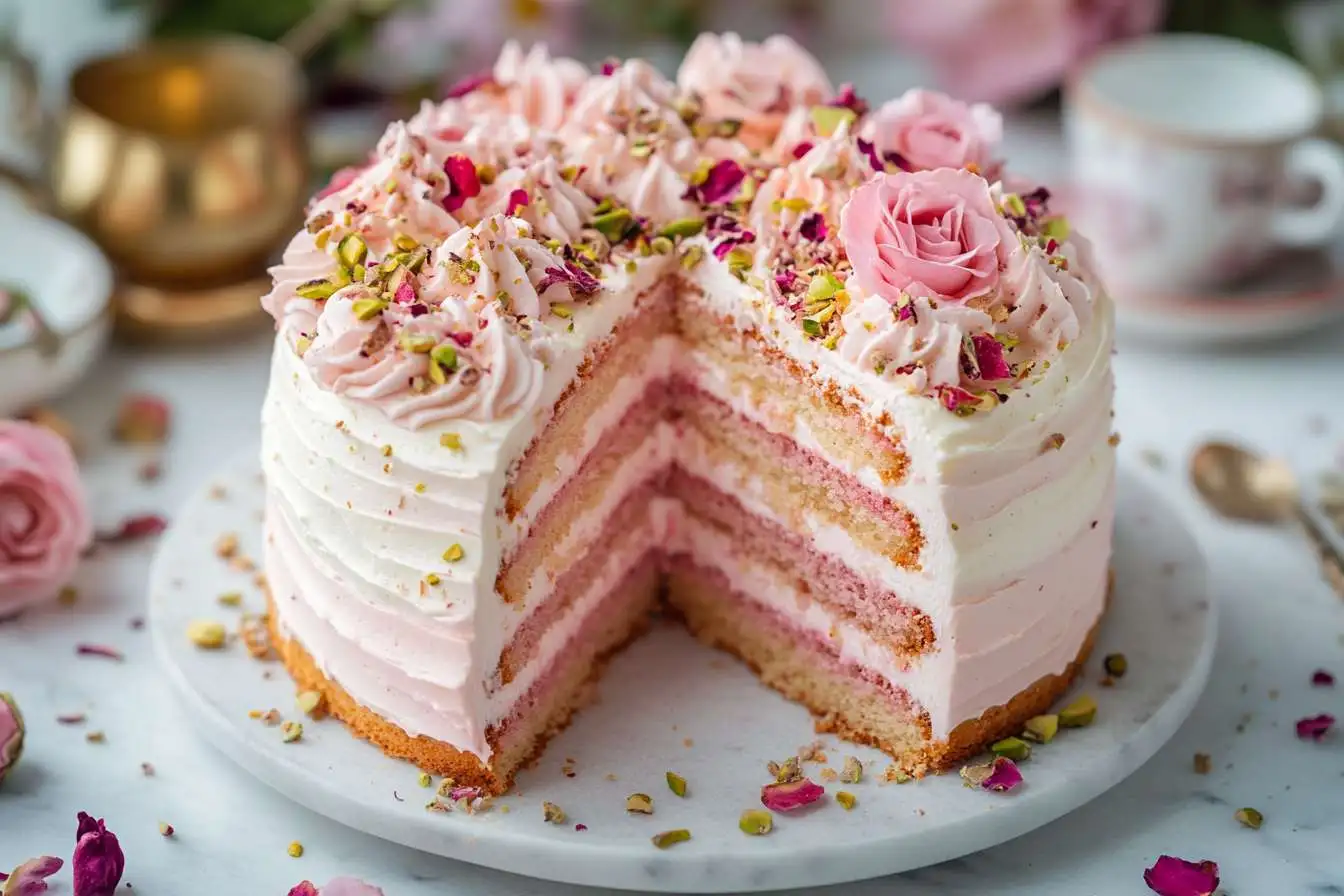 Rose Milk Cake : A Fragrant and Indulgent Dessert